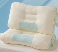 China Sleep Massage Pillow with Skin-Friendly Knitted Fabric and Cervical Spine Protection for sale