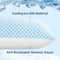 China Festival Pattern Queen Size 2 Pack Firm Pillow Shredded Memory Foam for Deep Sleep for sale