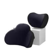 China Oblong Memory Foam Backrest Cushion for Car or Office Ergonomic Lumbar Support Pillow for sale