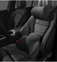 China Oblong Memory Foam Backrest Cushion for Car or Office Ergonomic Lumbar Support Pillow for sale