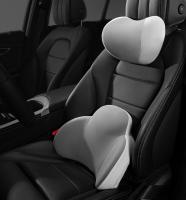China Oblong Memory Foam Backrest Cushion for Car or Office Ergonomic Lumbar Support Pillow for sale