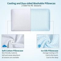 China 60 Fabric Count Memory Foam Pillow for Comfortable Sleep and Neck Pain Relief for sale