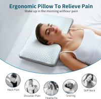 China 60 Fabric Count Memory Foam Pillow for Comfortable Sleep and Neck Pain Relief for sale