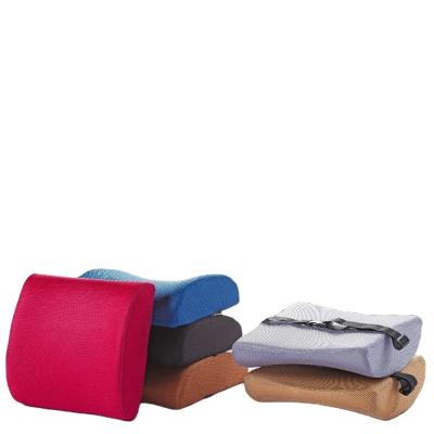 China Memory Foam Orthopedic Back Support Lumbar Cushion CE Certified for Cars and Offices for sale