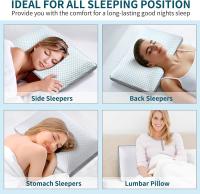 China 60 Fabric Count Memory Foam Pillow for Comfortable Sleep and Neck Pain Relief for sale