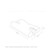 China 58*36*9cm Anti Wrinkle Aging Pillow Fabric Count 60 for Neck Pain Relief Side Sleeper for sale