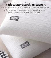 China Upgrade Your Sleep Experience with Our 600TC Thread Count Knitted Cotton Massage Pillow for sale