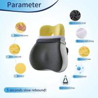 China Polyester/Cotton Bus Driver Waist Backrest Cushion 2022 Design Memory Foam Back Cushion for sale