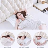 China King Size Set of 2 Cooling Pillows for Sleeping Adjustable Loft Bed Firm or Soft Pillows for Side Festival Pattern for sale
