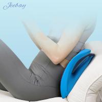 China Cotton Blue Snoring Hotel Knitted Ergonomic Pillow for Back Support and Cervical Health for sale