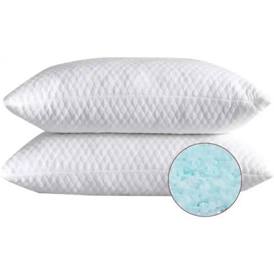 China Rest Easy with 2 Pillows Made of Shredded Memory Foam and a Hypoallergenic Bamboo Cover for sale