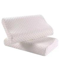 China Custom Logo Accepted Ergonomic Slow Rebound Memory Foam Pillow for Healthy Sleeping for sale