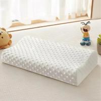 China Custom Logo Accepted Ergonomic Slow Rebound Memory Foam Pillow for Healthy Sleeping for sale