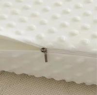 China Custom Logo Accepted Ergonomic Slow Rebound Memory Foam Pillow for Healthy Sleeping for sale