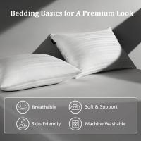 China 60 Fabric Count Memory Foam Goose Feather Down Pillow Queen Size 20x28 for Sleeping for sale