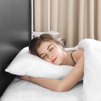 China 60 Fabric Count Memory Foam Goose Feather Down Pillow Queen Size 20x28 for Sleeping for sale