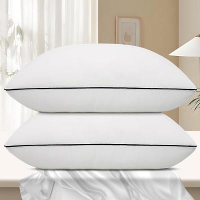 China Standard Size Cooling Pillows Set of 2 Memory Foam Filling for Back Stomach or Side Sleepers for sale