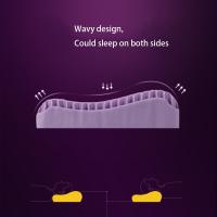 China 3.5kg Purple TPE Pressure Relief Gel Sleeping Pillow for a Comfortable Night's Sleep for sale
