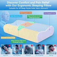 China Queen Size Sandwich Cervical Neck Pillow with Flame Retardant and Celebrities Pattern for sale