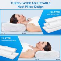 China Queen Size Sandwich Cervical Neck Pillow with Flame Retardant and Celebrities Pattern for sale