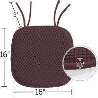 China Memory foam seat cushion Polyester antislip cushion with 100% Polyester for sale