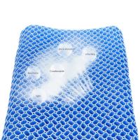 China Custom 3D TPE Pressure Relief Gel Cooling Sleeping Pillow for Sale 3.5kg Rectangle for sale