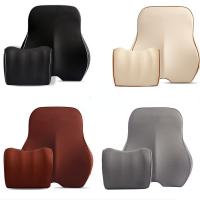 China Airplane Back Support Pillow Memory Foam Filling for Comfortable and Supportive Travel for sale