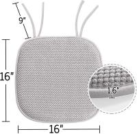 China Memory foam seat cushion Polyester antislip cushion with 100% Polyester for sale