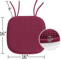 China Memory foam seat cushion Polyester antislip cushion with 100% Polyester for sale