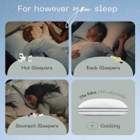 China Queen Size Cooling Gel Memory Foam Bed Pillow for All Sleeping Positions NECK Support for sale