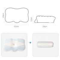 China Tencel Outer Cover Memory Foam Neck Pillow for Pain Relief and Orthopedic Support for sale
