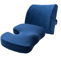 China Slow Rebound Backrest and Hip Support Memory Foam OBLONG Cushion for Office Seating for sale