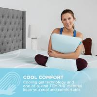 China 80 Fabric Count Cooling ProHi Memory Foam Pillow for Queen Size 5-Year Limited Blue for sale
