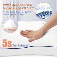 China Queen Size Set of 2 Cooling Hotel Bed Pillows for Healthy Sleep Deep Sleep Home Pillow Cushion for sale