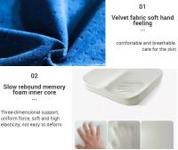 China 40*40*7cm Memory Foam Seat Cushion Ergonomic Hip Cushion for Car Office Household for sale