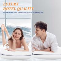 China Queen Size Set of 2 Cooling Hotel Bed Pillows for Healthy Sleep Deep Sleep Home Pillow Cushion for sale