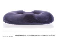 China Round Memory Foam Hip Cushion for Car Office Household Enhancing Comfort and Support for sale