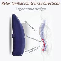 China Quilted Memory Foam Seat Cushion for Car Office Chair Unpick and Wash Lumbar Cushion for sale