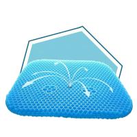 China Students and Adults Gel Seat Cushion for Office Home Car Polyester Cover Material for sale