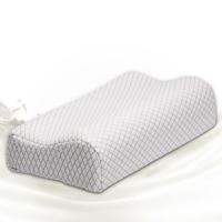 China Grey Hydrogel Aqua Gel Cool Fabric Viscoelastic Neck Contour Pillow Memory Foam Cooling Gel Pillow for sale