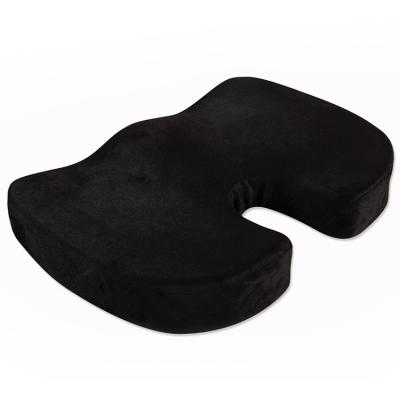 China Custom Logo Memory Foam U-Shaped Seat Cushions with Low MOQ and Polyester Cushion for sale