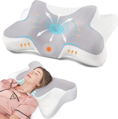 China 80 Fabric Count Healthy Memory Nursing Foam Pillow for Pain Relief Sleeping for sale