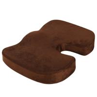 China Custom Logo Memory Foam U-Shaped Seat Cushions with Low MOQ and Polyester Cushion for sale
