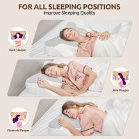 China 80 Fabric Count Healthy Memory Nursing Foam Pillow for Pain Relief Sleeping for sale