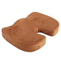 China Custom Logo Memory Foam U-Shaped Seat Cushions with Low MOQ and Polyester Cushion for sale