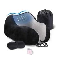 China Memory Foam Neck Pillow for Airplane Travel and Child Seat Belt Provides Neck Support for sale