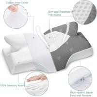 China NECK and Shoulder Protection Cervical Memory Foam Contour Pillow for Side Sleepers for sale