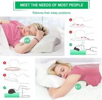 China NECK and Shoulder Protection Cervical Memory Foam Contour Pillow for Side Sleepers for sale