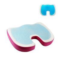 China Polyester Cover Material Memory Foam Gel Seat Cushion for Chair in Spa Yoga Hospital for sale