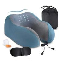 China Memory Foam Neck Pillow for Airplane Travel and Child Seat Belt Provides Neck Support for sale